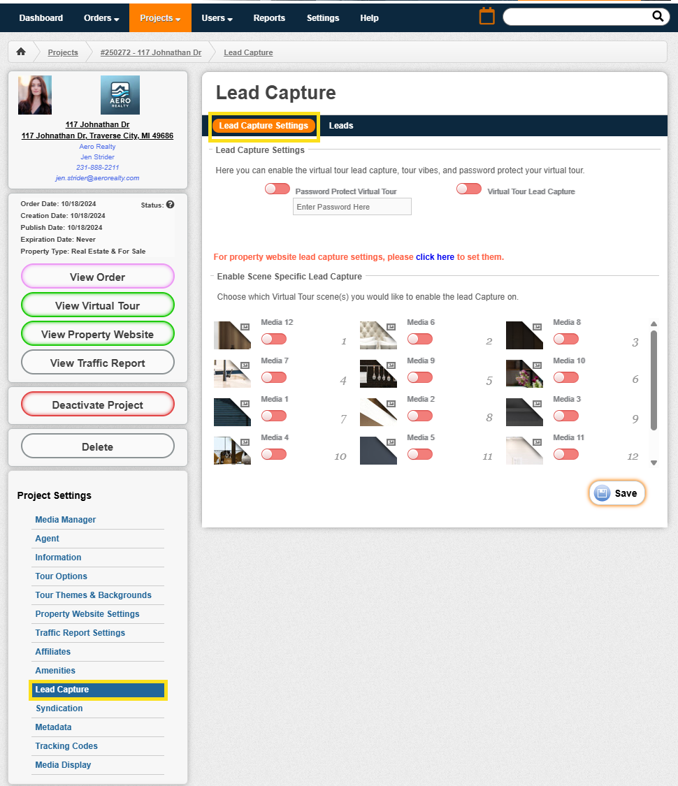Lead Capture - RTV