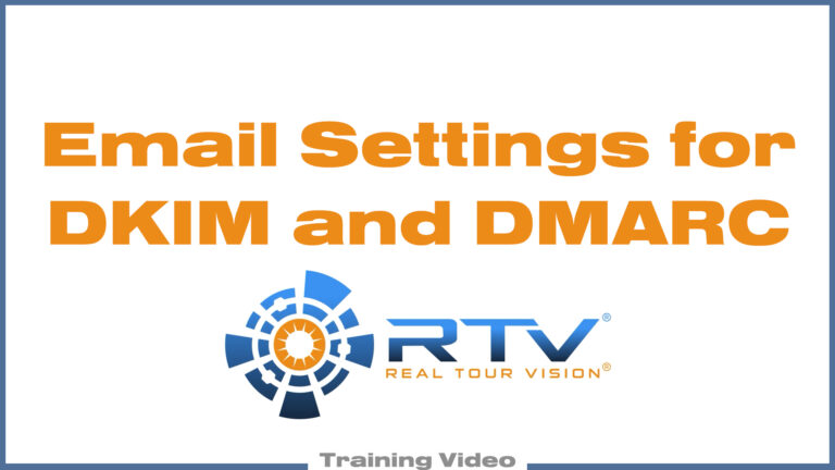 Email Settings Help - RTV